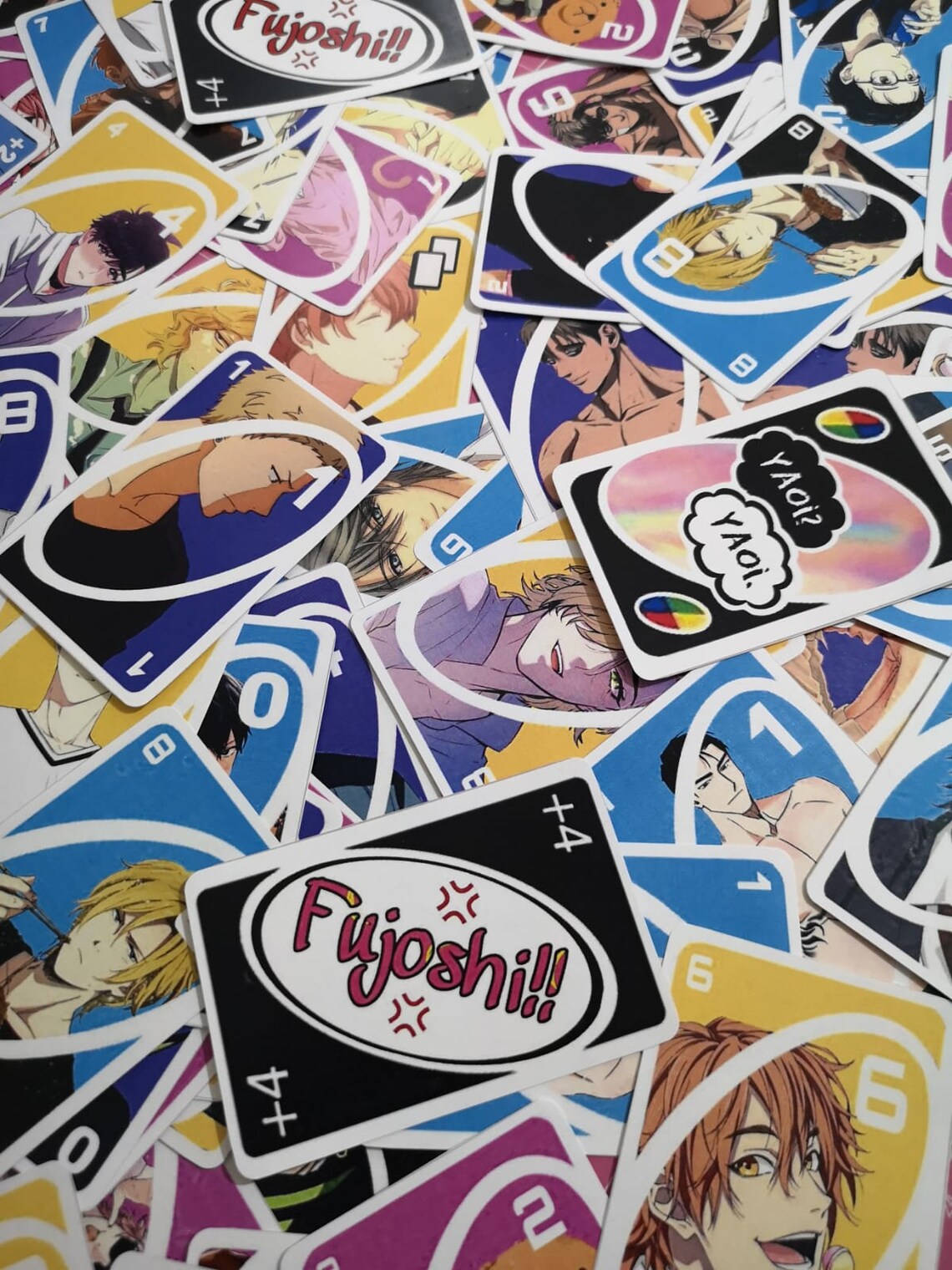 BL Yaoi Anime UNO playing card set model-3 / UNO/ anime / | Etsy