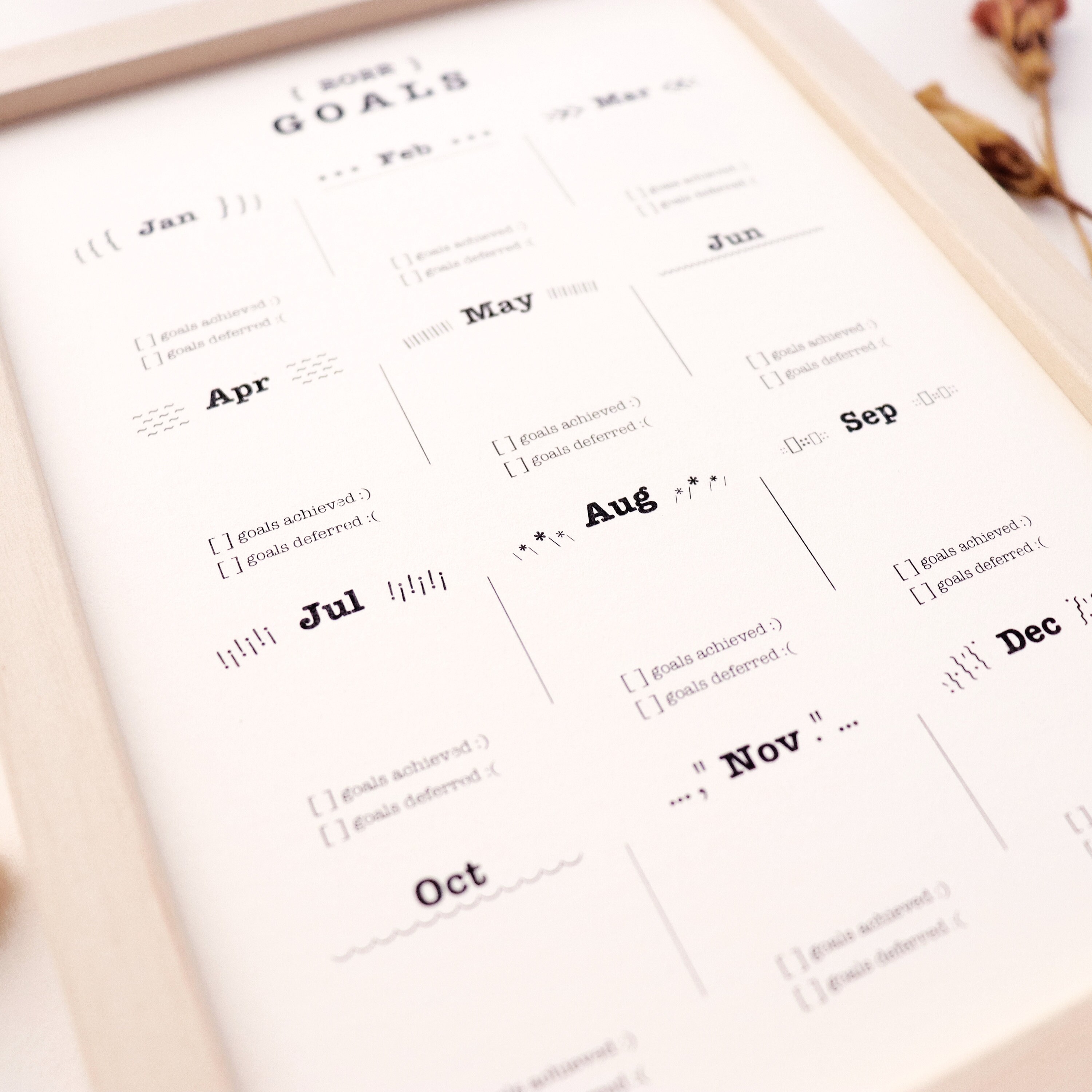 2023 Goal Planner Printable Goal Setting, Tracker, Year Overview ...