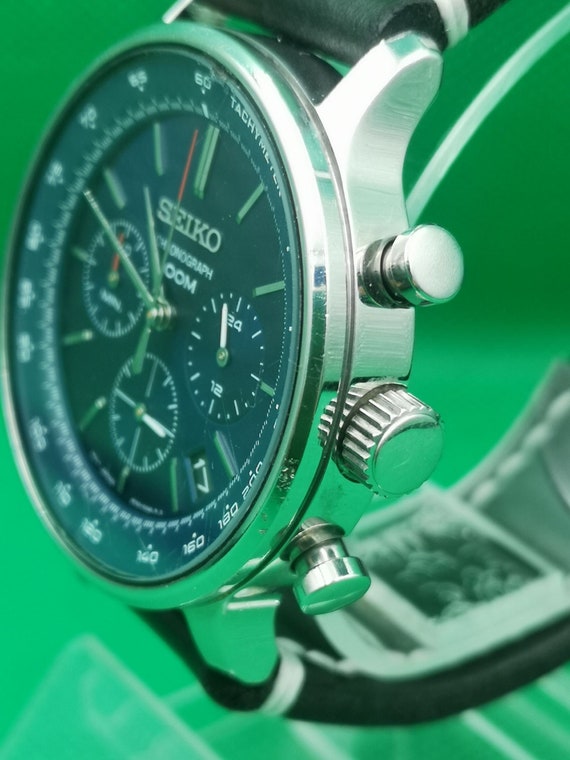 Seiko Chronograph 8T63-00A0 watch. - Gem