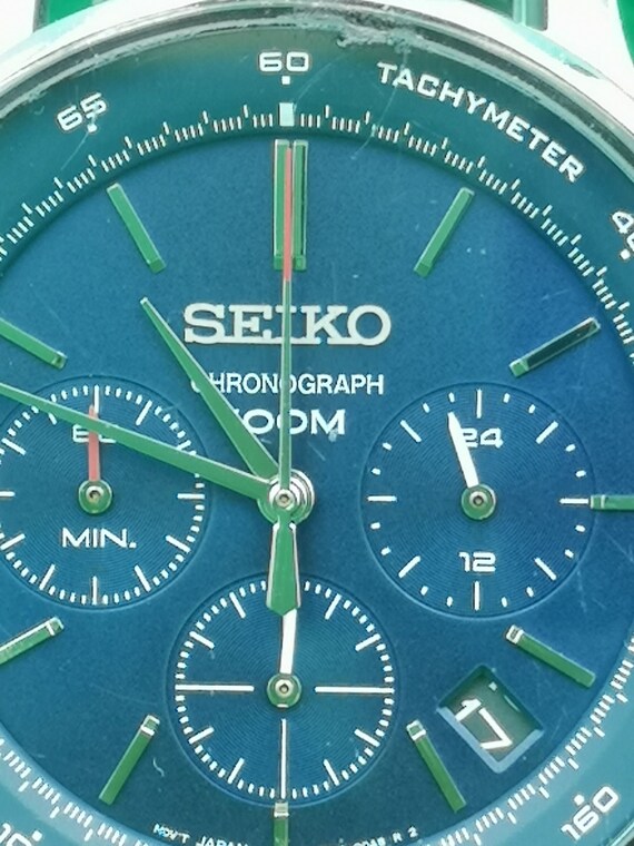 Seiko Chronograph 8T63-00A0 watch. - Gem