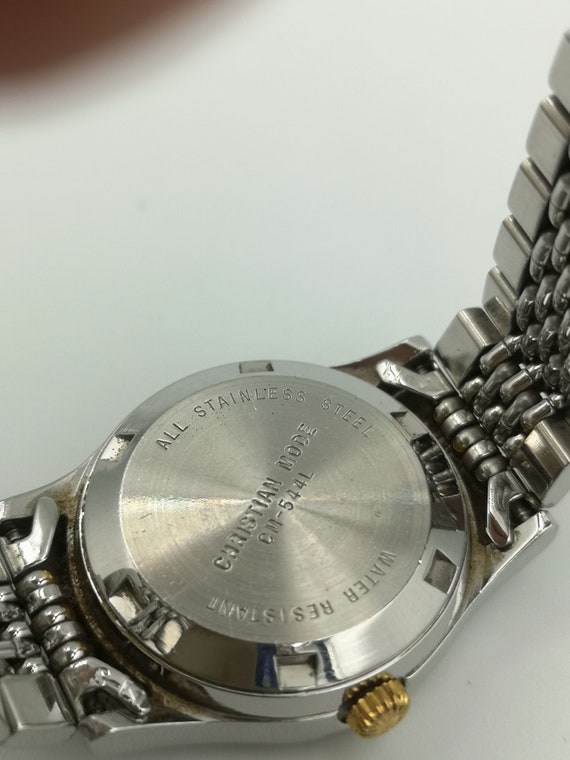 Vintage and rare Christian Mode gold color Swiss watc… - Gem