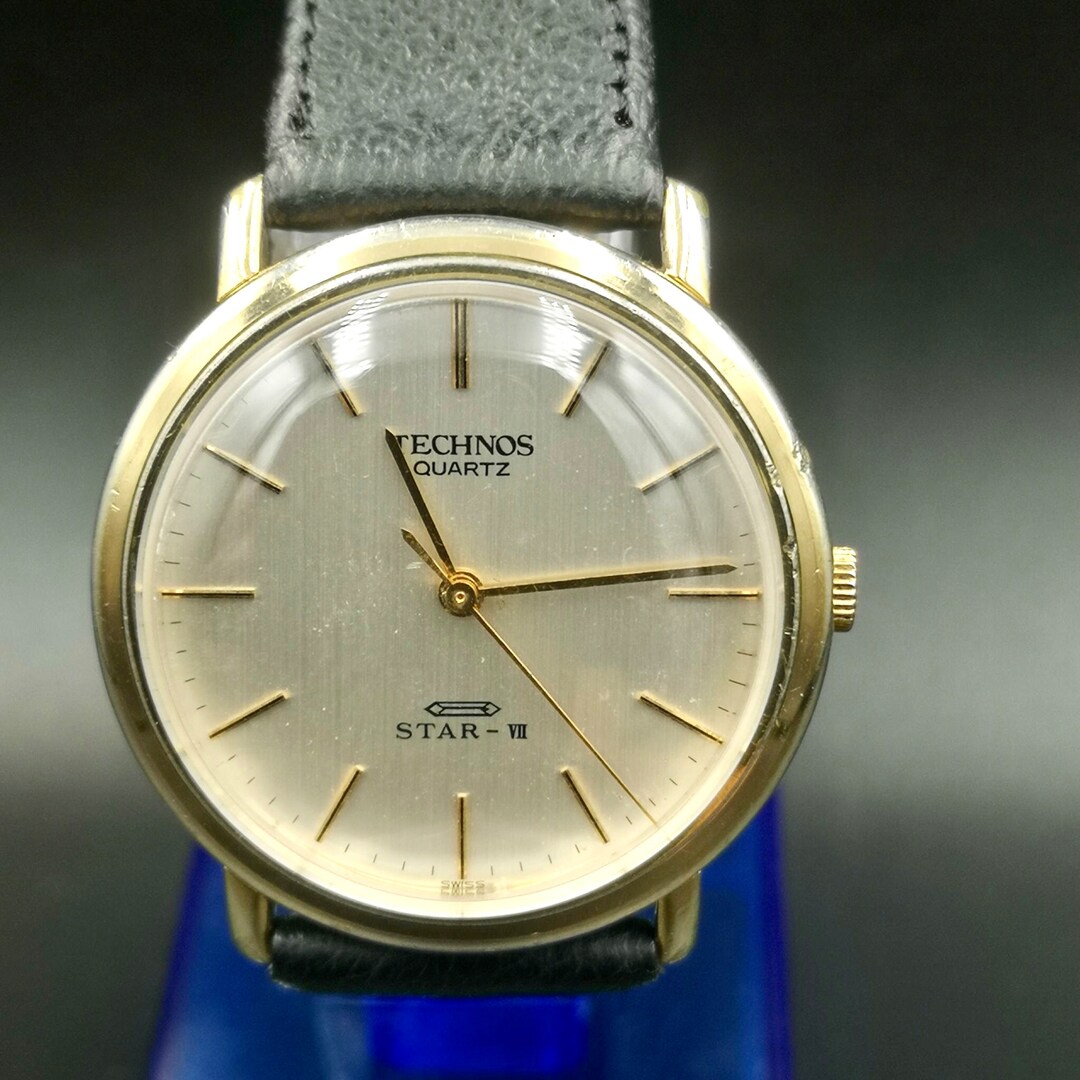 Vintage and Rare Technos Quartz Star-vii 20 Micron Watch. - Etsy