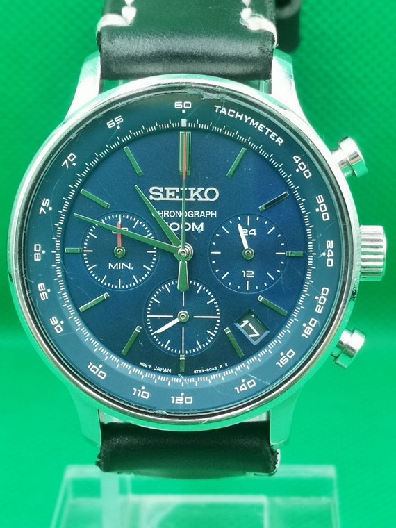 Seiko Chronograph 8T63-00A0 watch. - Gem