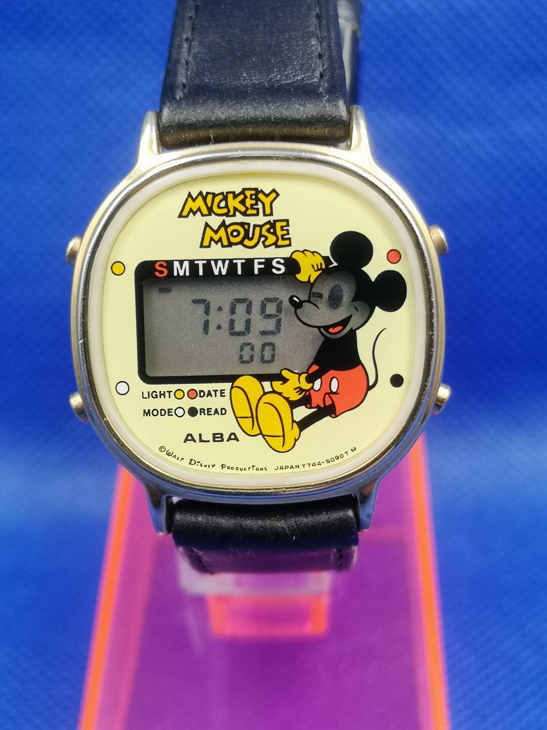 Vintage ALBA Digital Quartz Watch. Y744-5000. Light and Chronograph ...