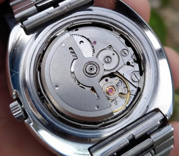 Vintage citizen Automatic red face watch. - Gem