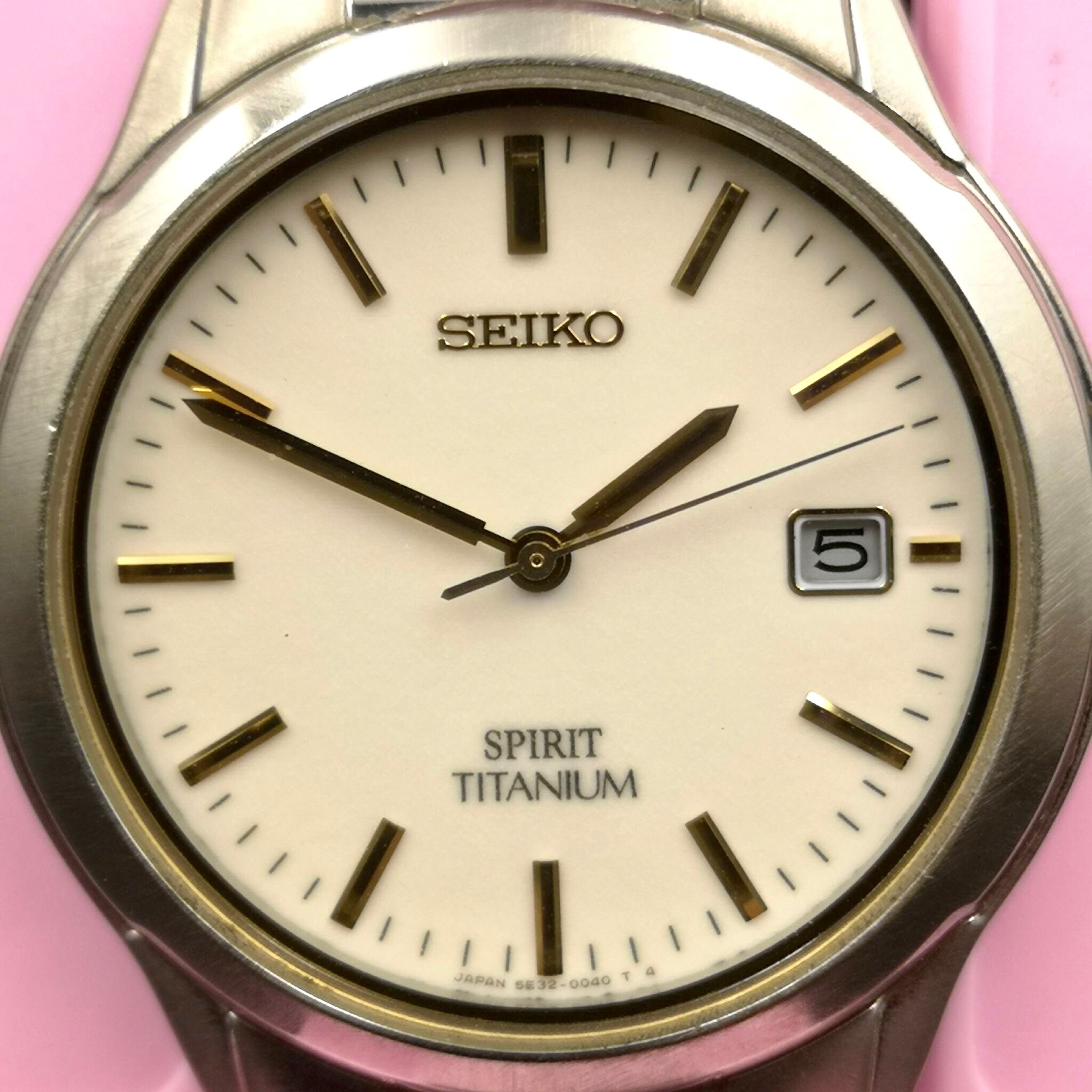 Vintage Seiko Spirit Titanium Watch. - Etsy