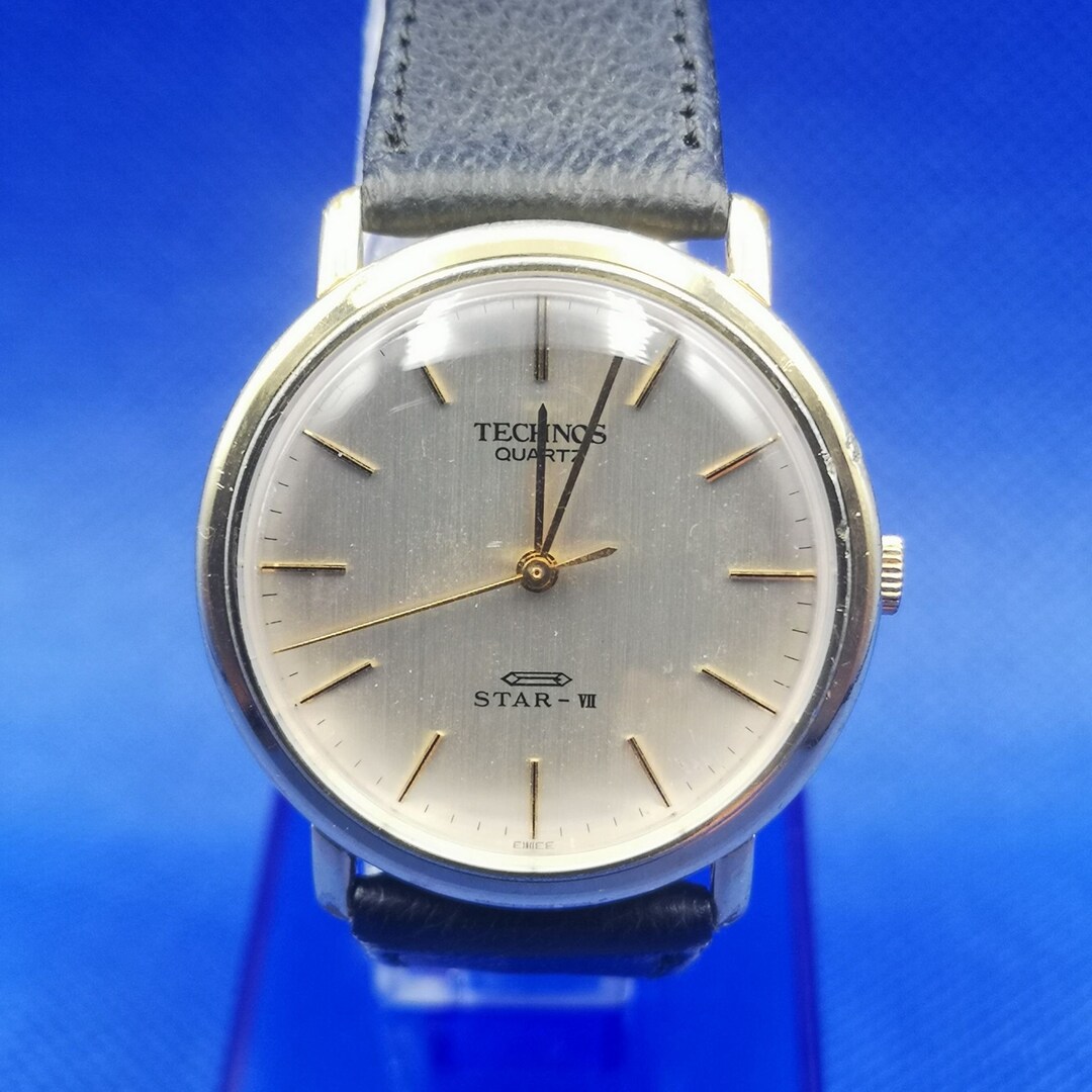 Vintage and Rare Technos Quartz Star-vii 20 Micron Watch. - Etsy