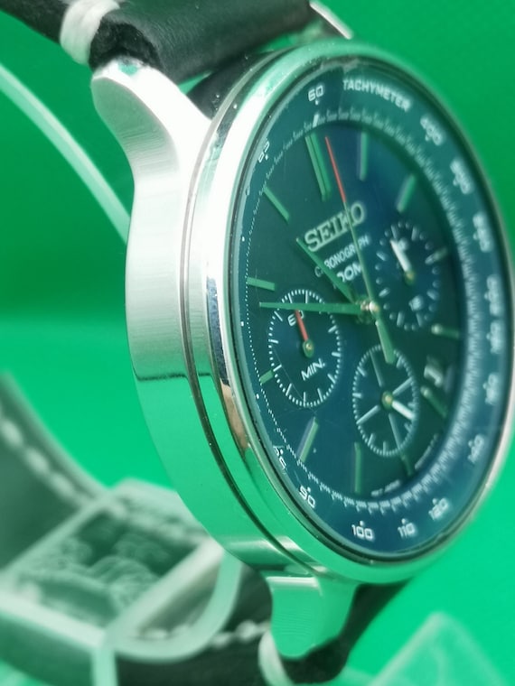 Seiko Chronograph 8T63-00A0 watch. - Gem
