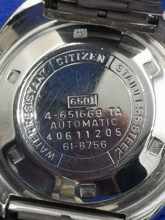 Vintage citizen Automatic red face watch. - Gem