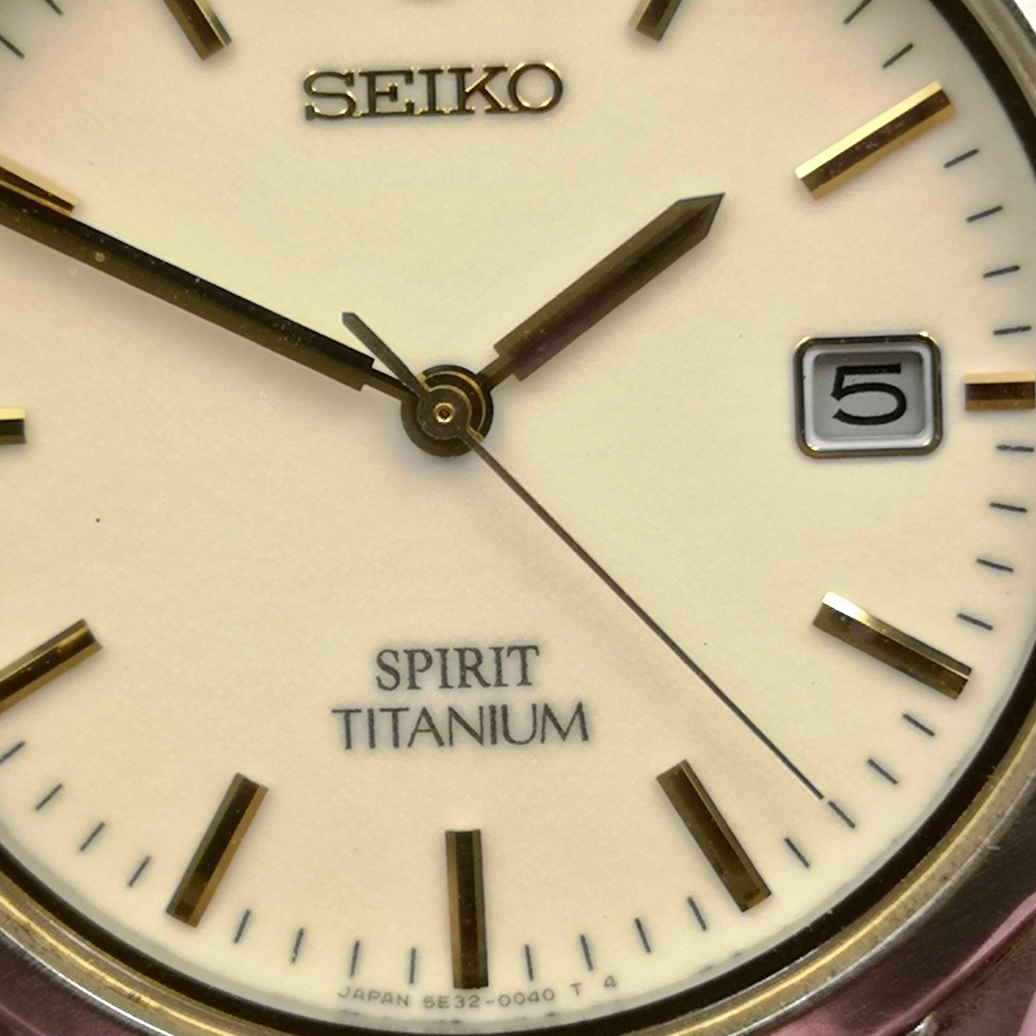 Vintage Seiko Spirit Titanium Watch. - Etsy