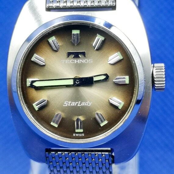 Vintage and Rare Technos Starlady Hand-winding watch. - Gem