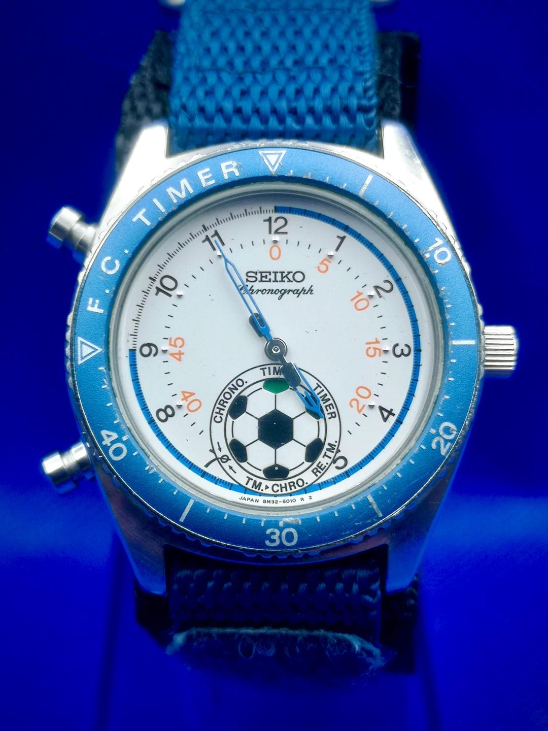 Vintage and Rare Seiko Chronograph F.C. Timer Men Quartz Watch. 8M32-6010 - Etsy