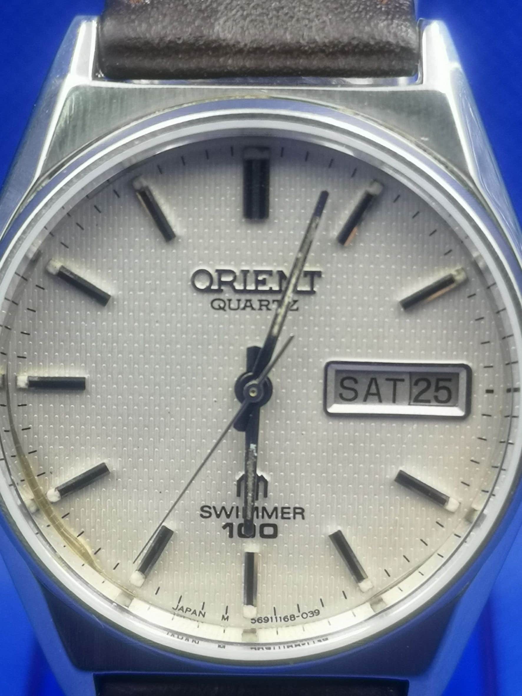 Vintage Orient Swimmer 100 Men's Quartz Watch. - Handpicked Vintage Orient Swimmer 100 Men's Quartz Watch. - Handpicked