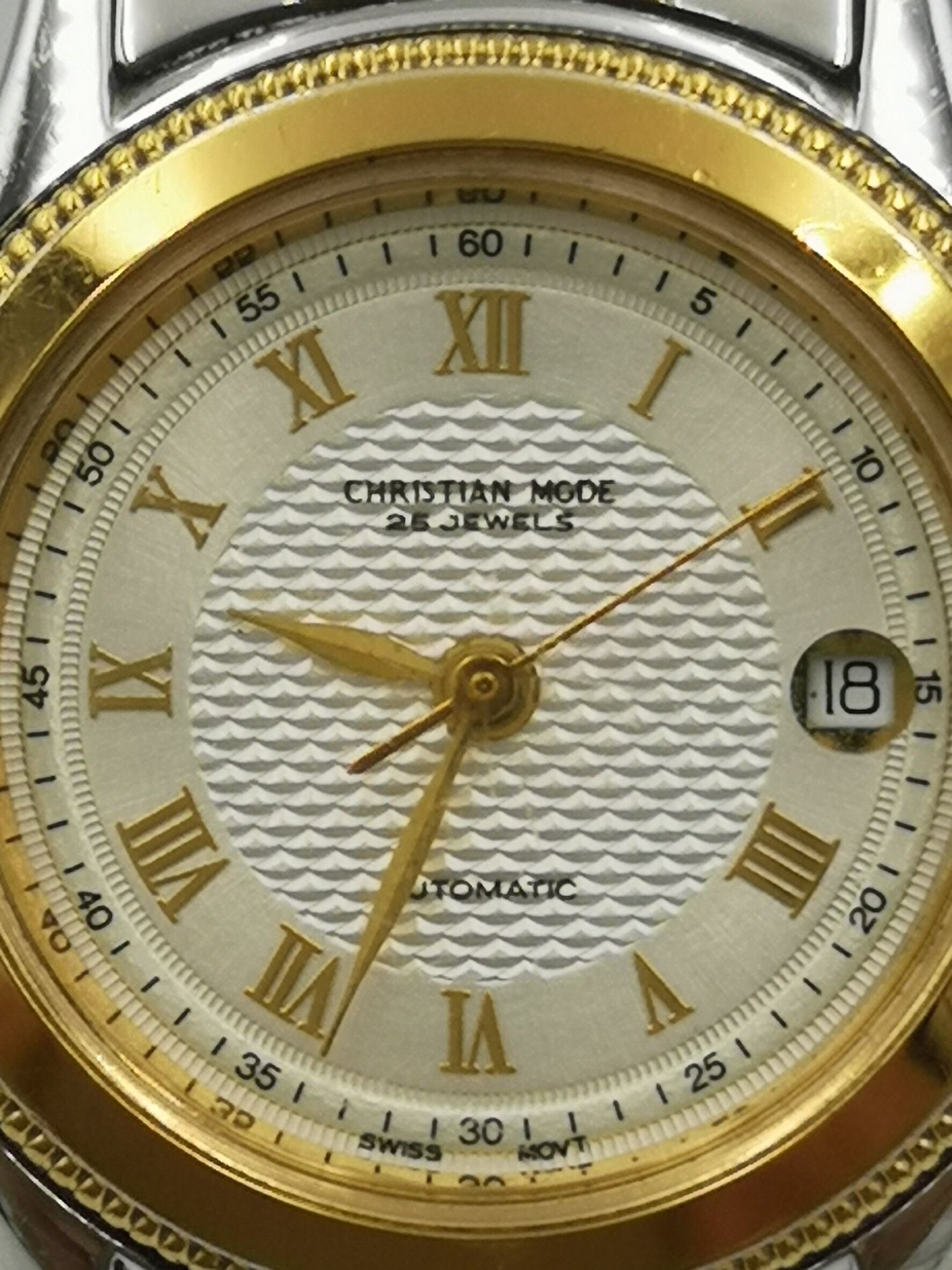 Vintage and Rare Christian Mode Gold Color Swiss Watch. - Etsy