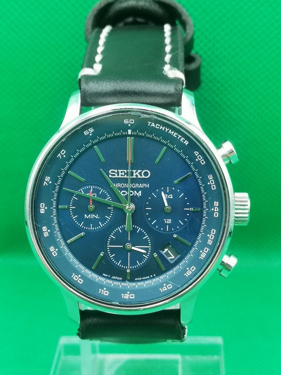 Seiko Chronograph 8T63-00A0 watch. - Gem