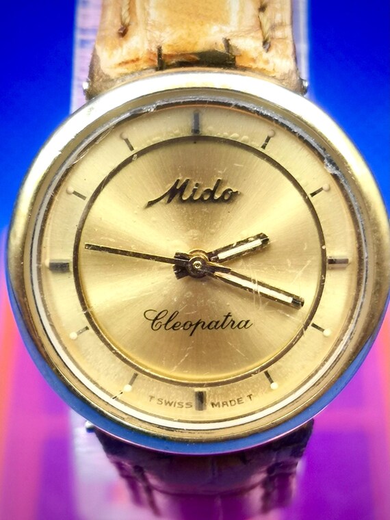 Vintage and Rare Mido Cleopatra Hand-Winding Lady wat… - Gem