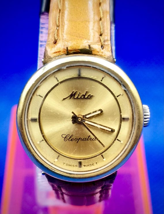 Vintage and Rare Mido Cleopatra Hand-Winding Lady wat… - Gem