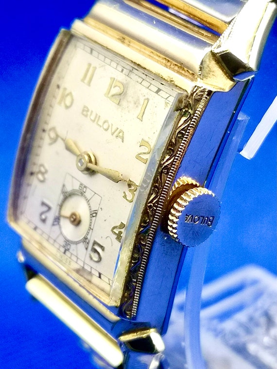 Vintage and Rare Bulova Hand-Winding Lady watch. Gold… - Gem