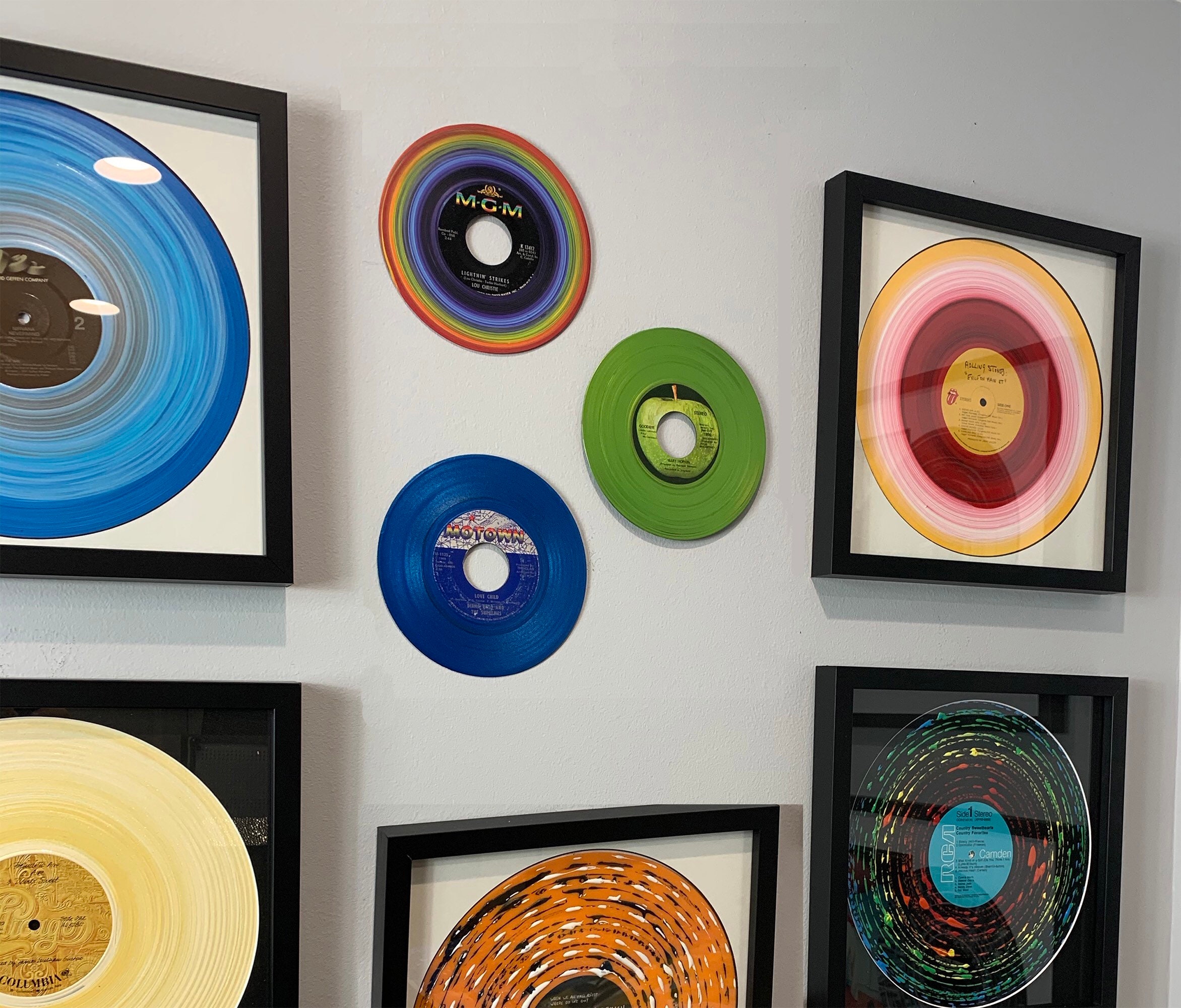 Striking Pride 45 Hand-painted Vinyl Record - Etsy