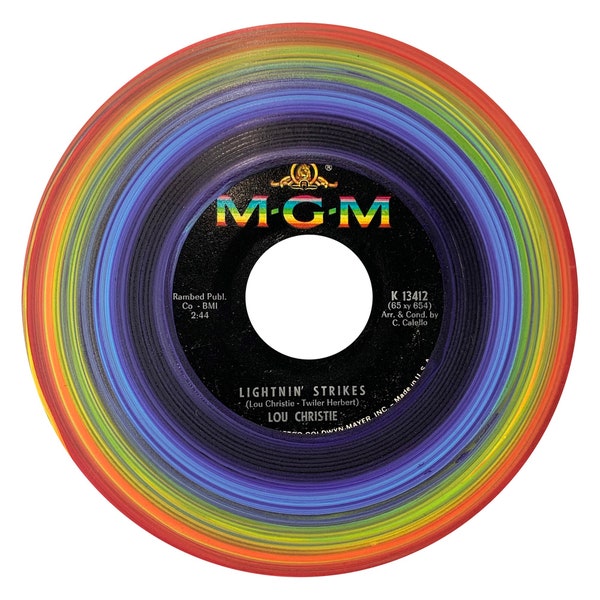 Painted Record - Etsy