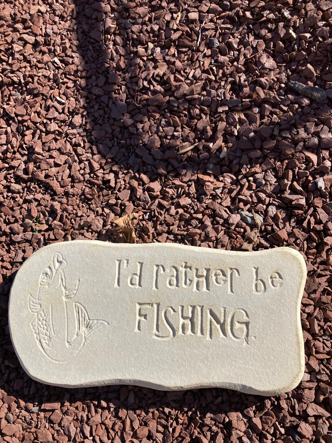 Fishing Stepping Stone - Etsy