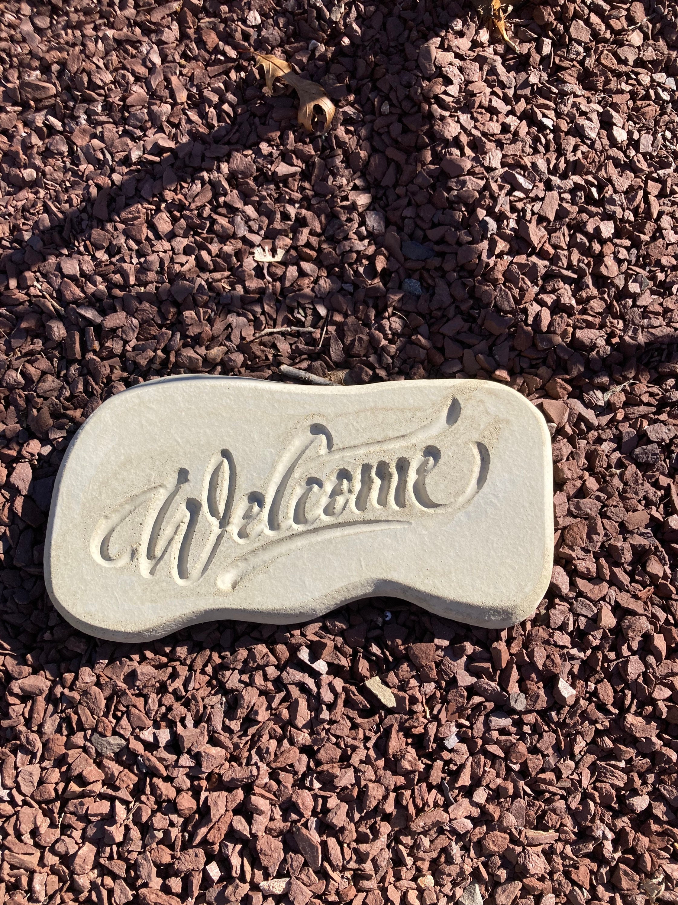 Welcome Stepping Stone - Etsy