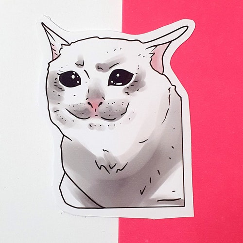 Sad Cat Meme Sticker Cat Meme Sticker Sad Cat Meme Cat - Etsy