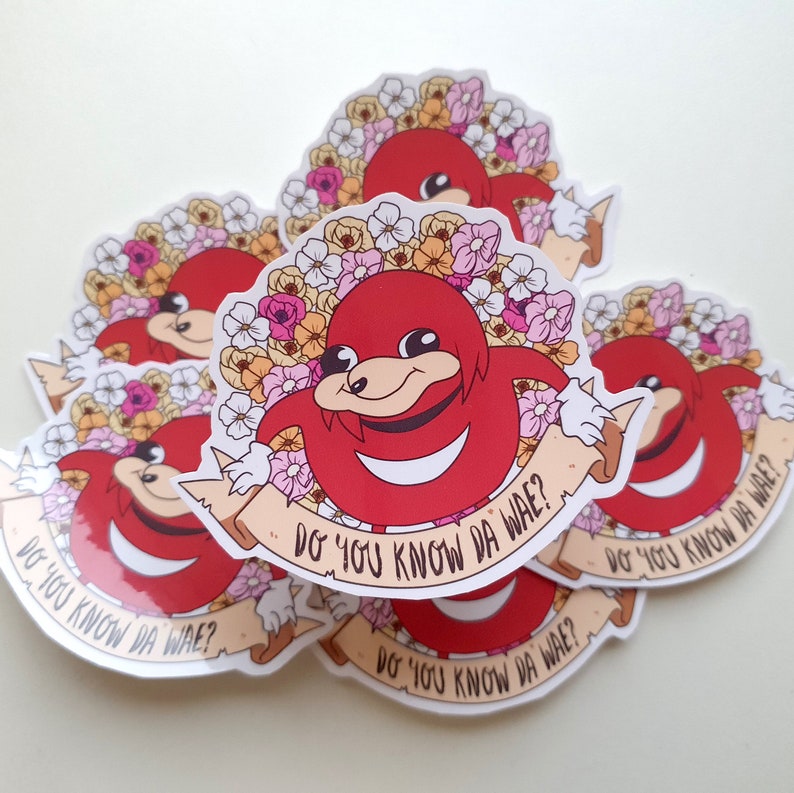 VR Chat Knuckles Dead Memes Laminated Sticker - Etsy
