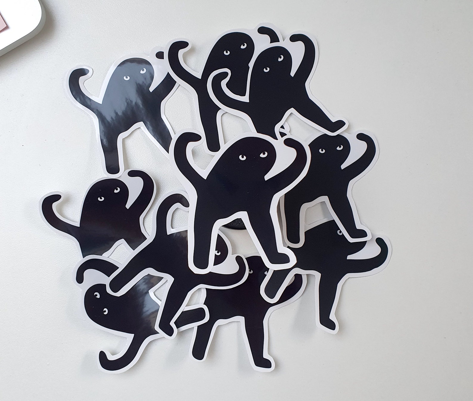 Mad Cat Meme Laminated Sticker - Etsy