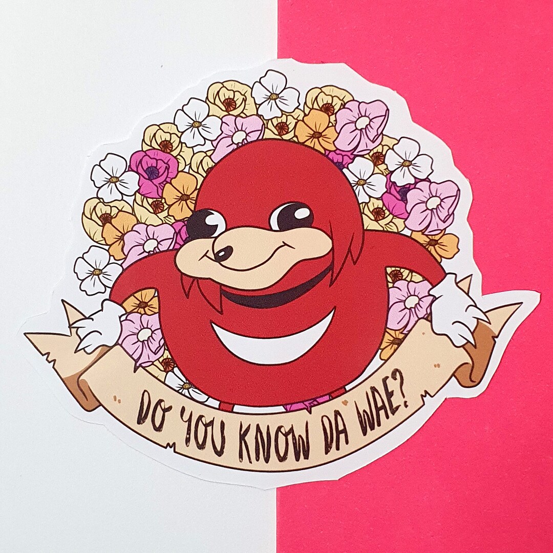 VR Chat Knuckles | Dead Memes | Laminated Sticker - Etsy