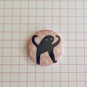 Cat Meme Button Badge | 33mm Round Button Pin | Funny Cute Cats - Etsy