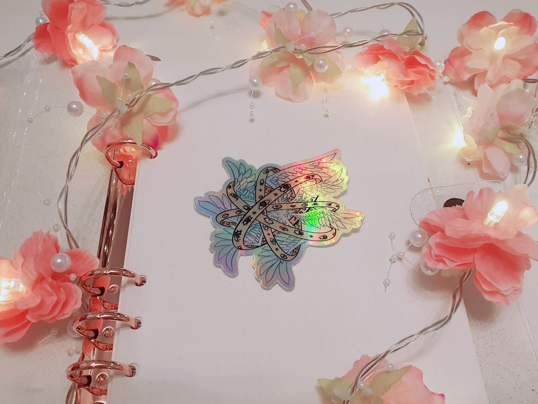 Holographic Biblically Accurate Angel Vinyl sticker | 3 inch - Etsy ...