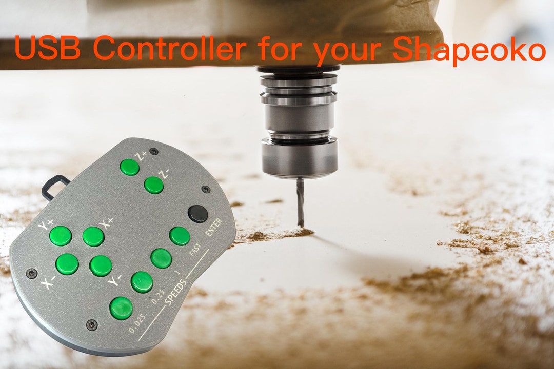 Shapeoko Jog Controller Pendant – USB CNC Pendant for Carbide 3D | 11 ...