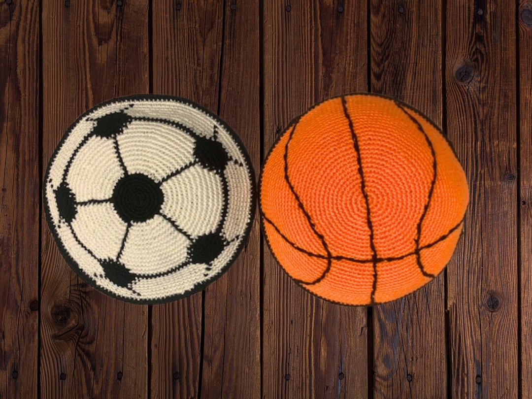 Knit Kippah , Kids Handmade Sport Kippot: Soccer Kippah , Basketball ...