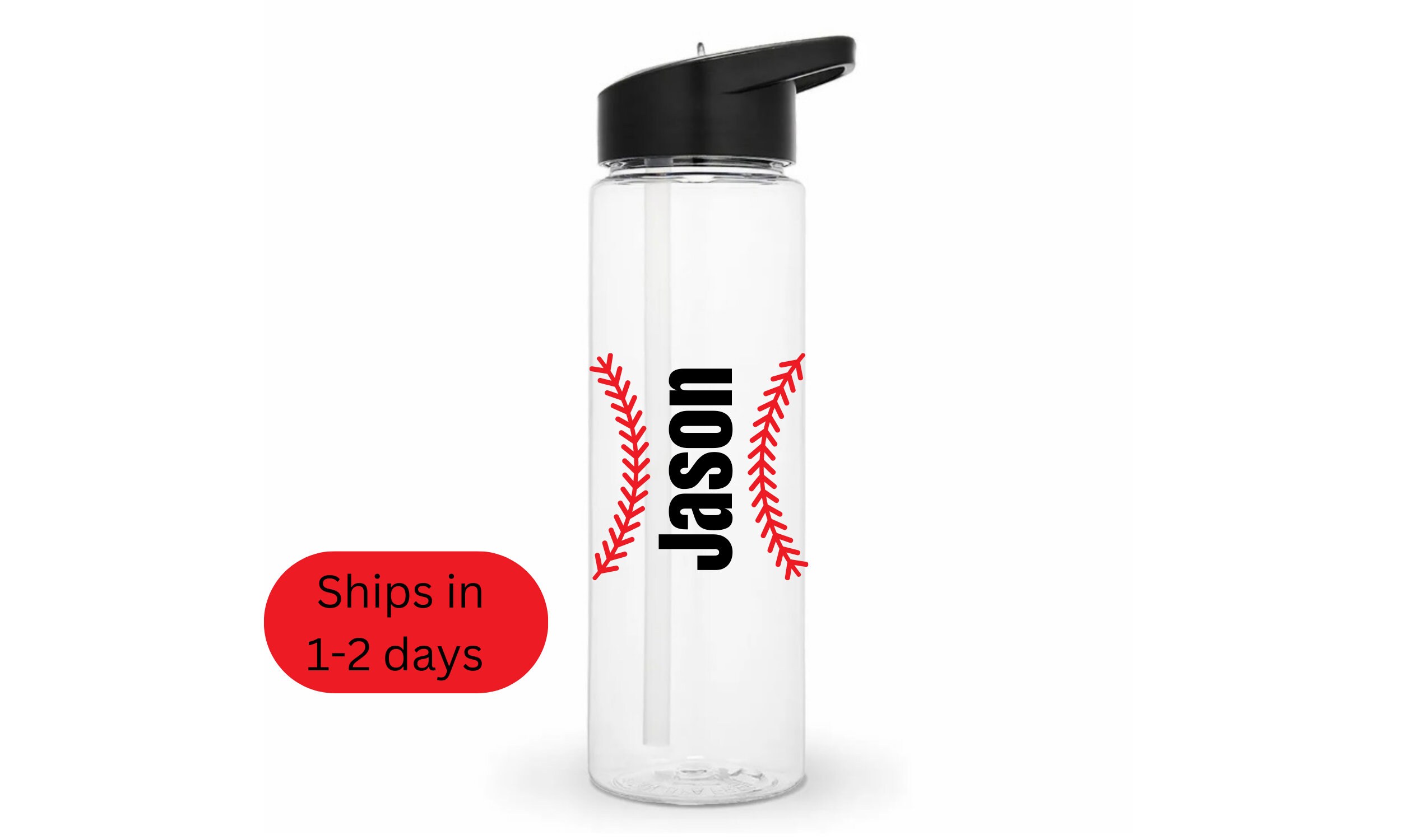 Baseball Water Bottle Baseball Laces Water Bottle - Etsy Ireland