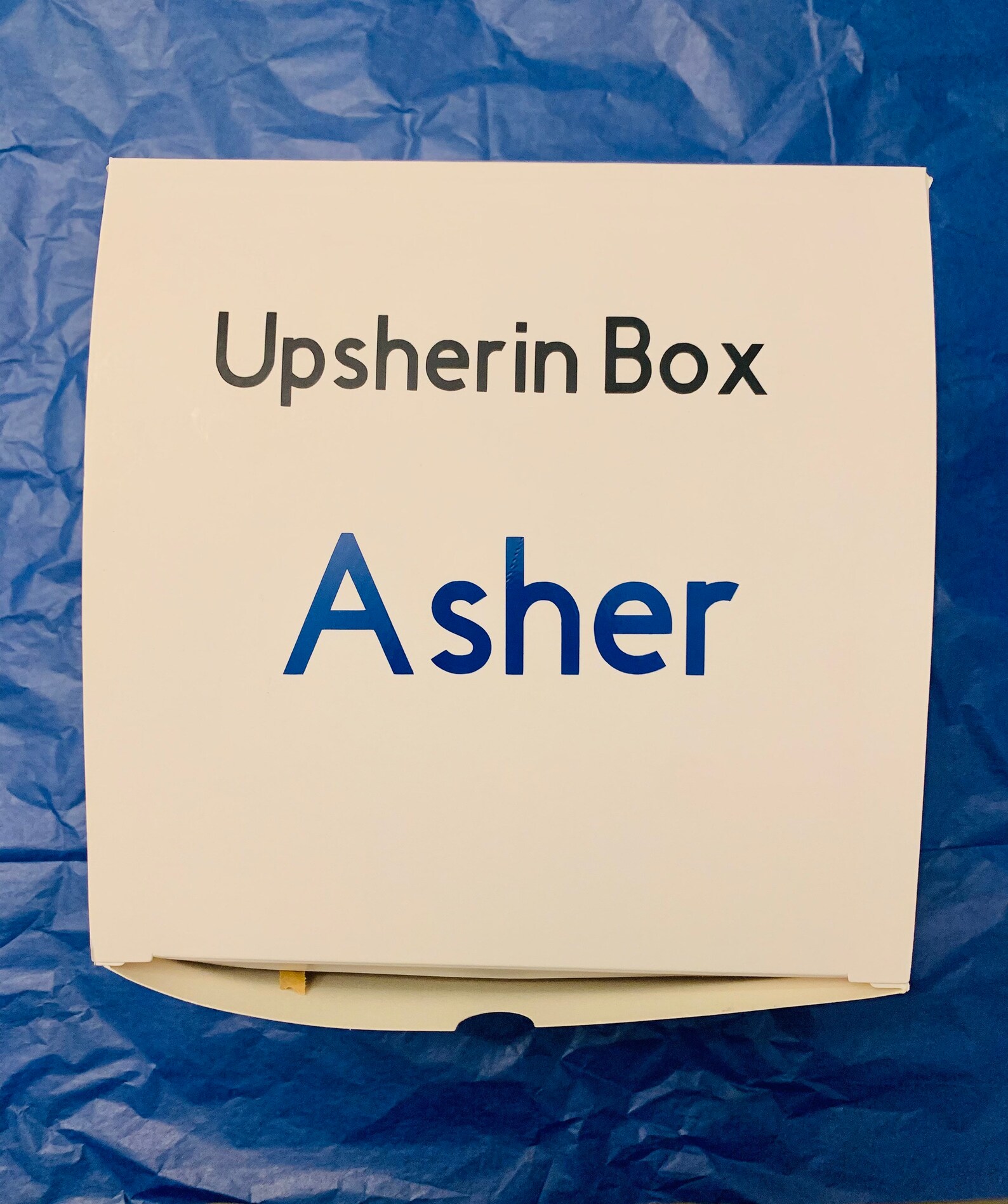 Upsherin Gift Box Set up up and Away 3 Year Old Boy's - Etsy
