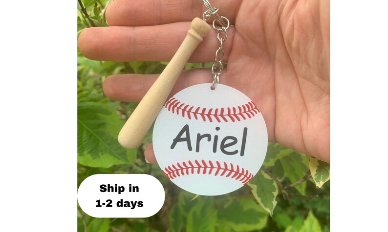 Custom Baseball Bag Nametag | Personalized Baseball Name Tag | Acrylic ...
