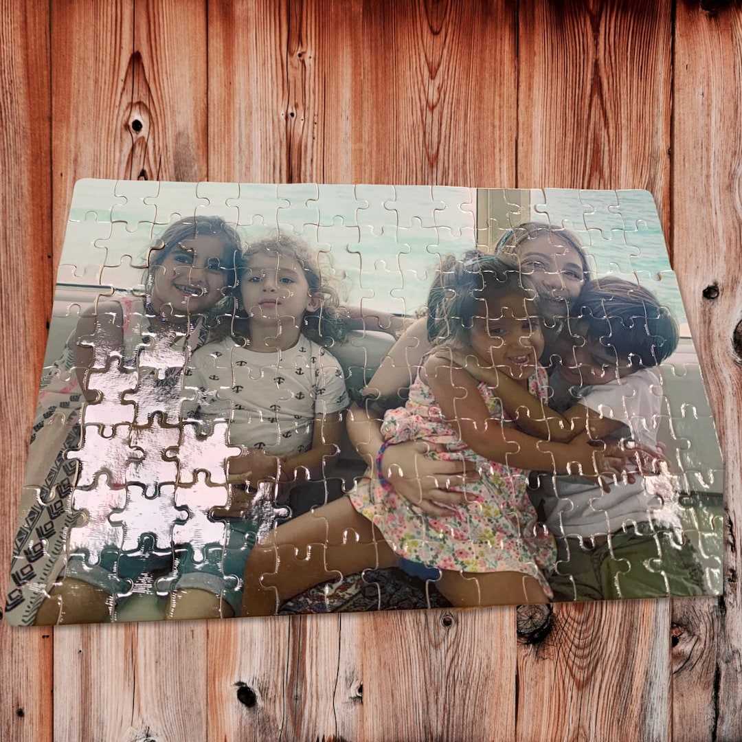 Custom Photo Jigsaw Puzzle, Personalized Cardboard Puzzle - Etsy