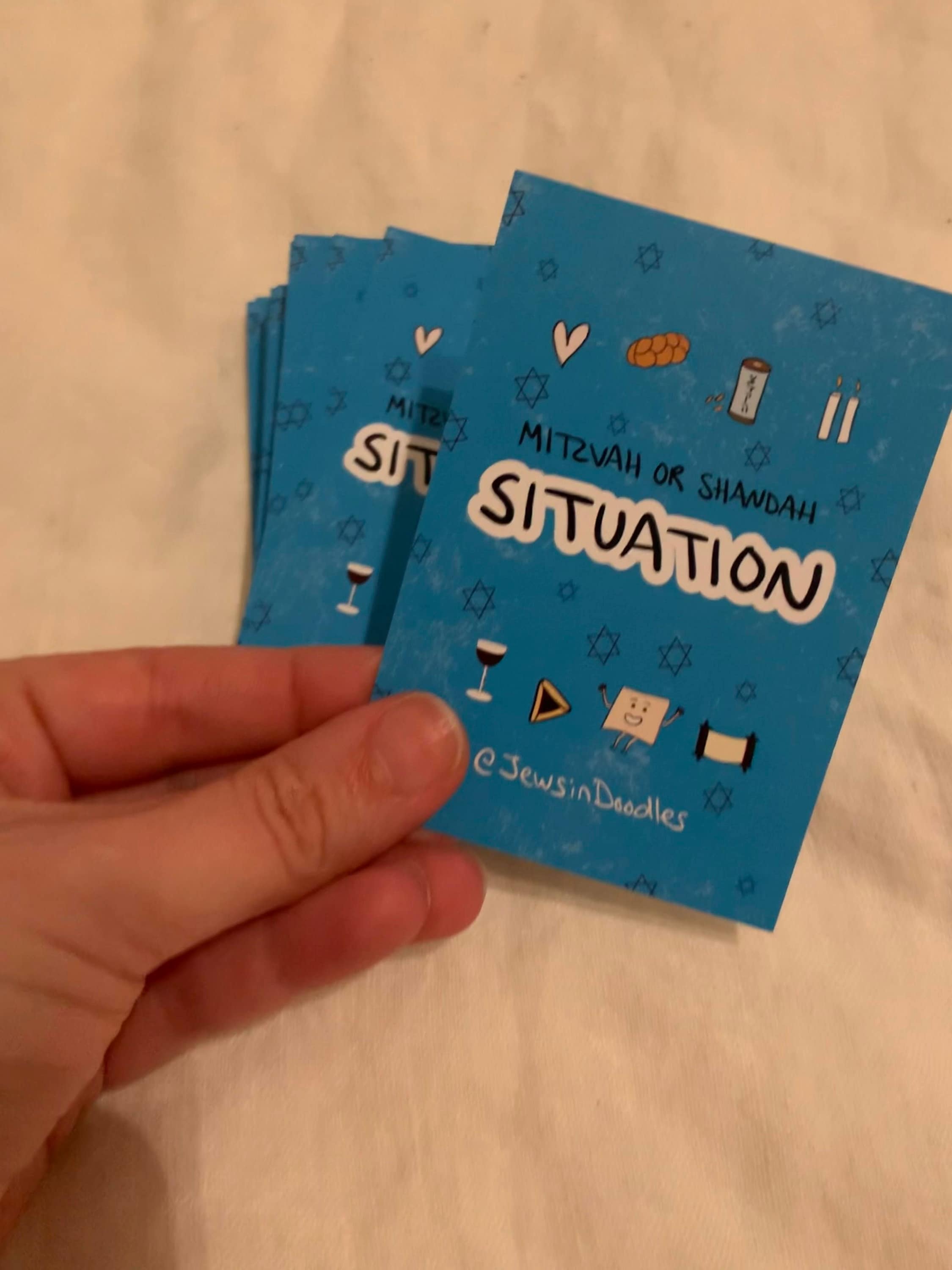 Funny Jewish Game 'mitzvah or Shandah,' High Holiday Game, Jewish Game ...