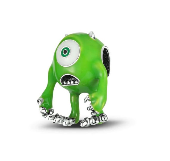 Mike Wazowski Genuine 925 Sterling Silver for Charm Bracelet | Etsy