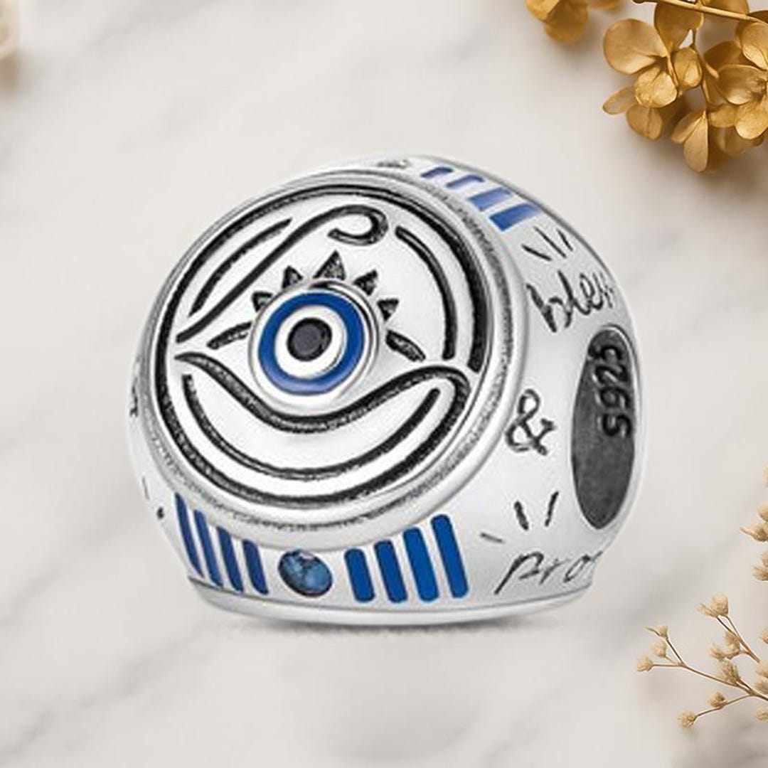 Palm and Evil Eye Evil Hands Genuine 925 Sterling Silver for Charm ...