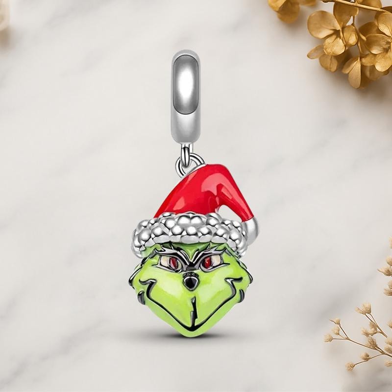 Grinch Pandora Charm - Etsy