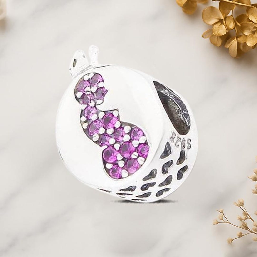 Great Pregnant Crowned Maternity Genuine 925 Sterling Silver for Charm ...