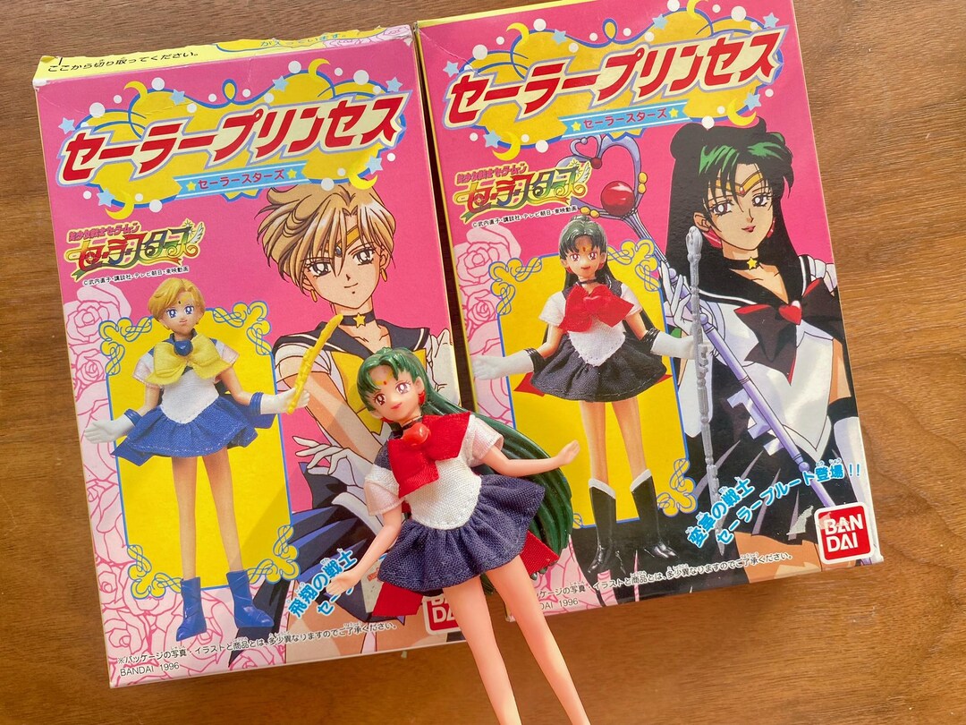 NIP Bandai 1996 Sailor Moon Sailor Pluto and Uranus Mini Doll ...