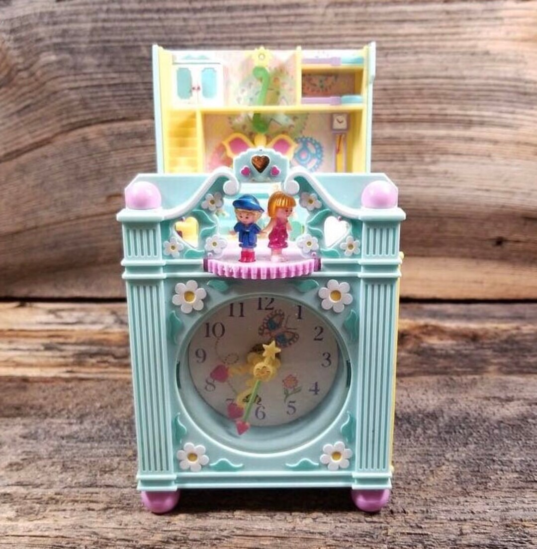 Rare 100% Complete Vintage Fun Time Clock Bluebird Polly Pocket - Etsy