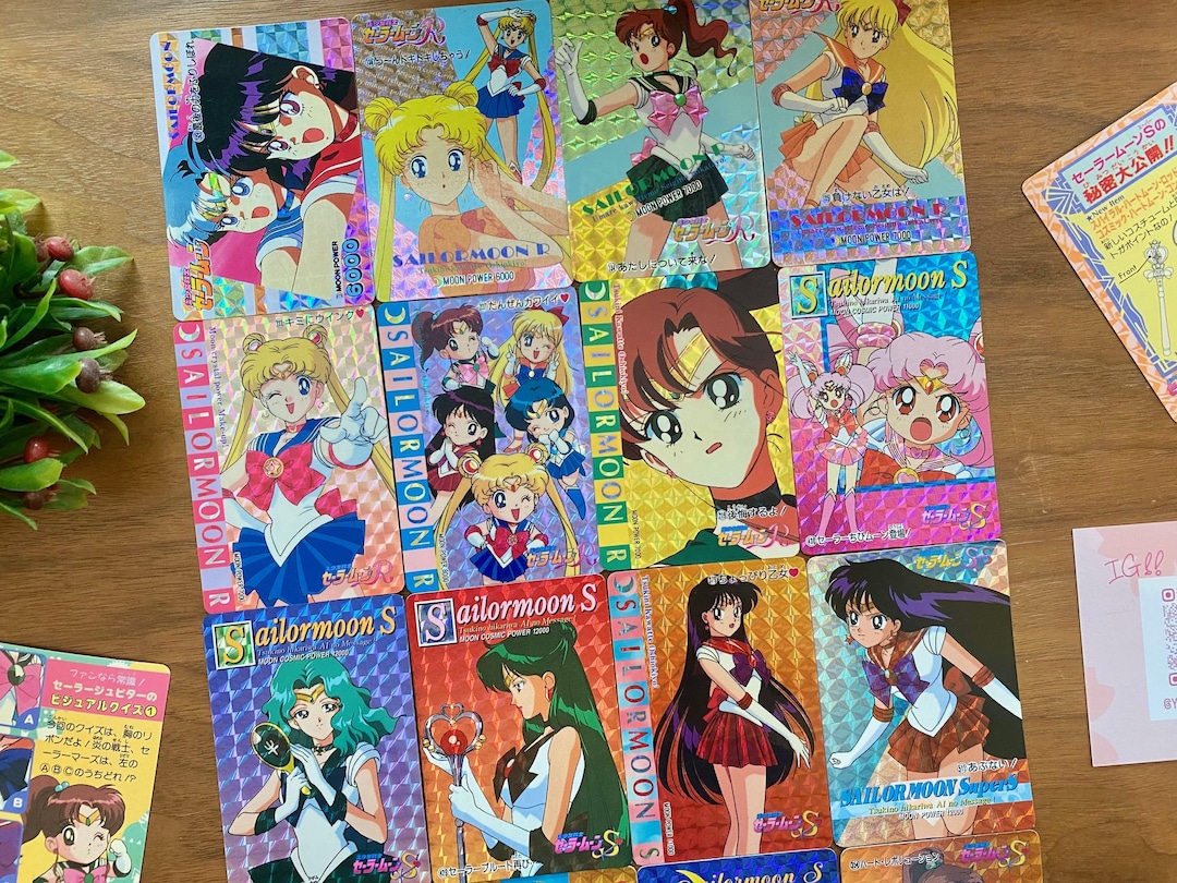 Authentic Sailor Moon Amada PP Cards - 90s Vintage Official Sailormoon ...