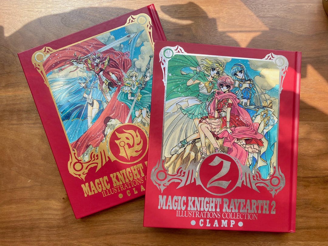 CLAMP Magic Knight Rayearth Art Book Set, 1995 & 1996 First Edition - Etsy