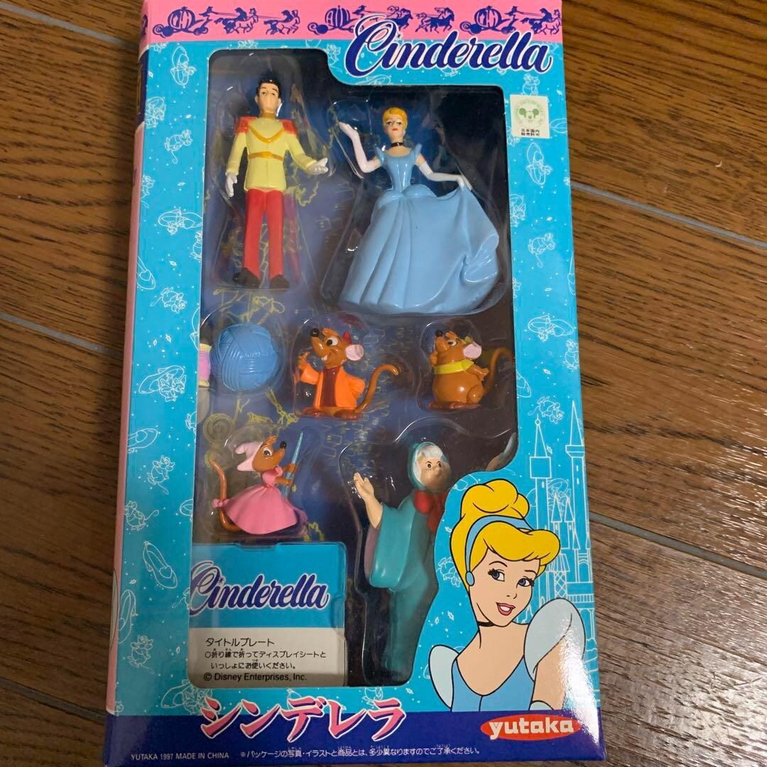 Rare 90's Yutaka Disney Cinderella Movie Friends PVC Plastic Figure Set ...