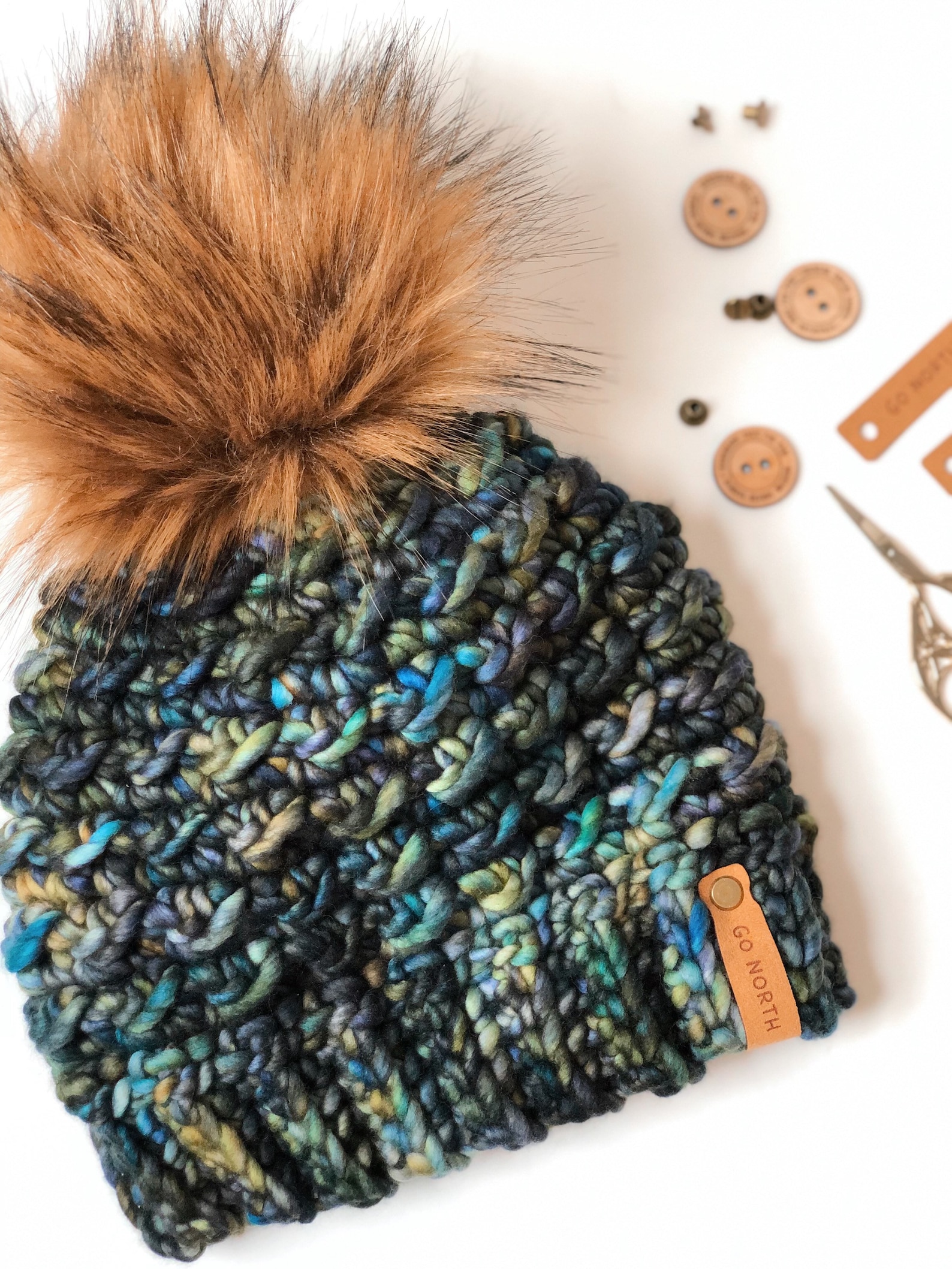 CROCHET PATTERN Riverstone Beanie Winter Hat Toddler - Etsy