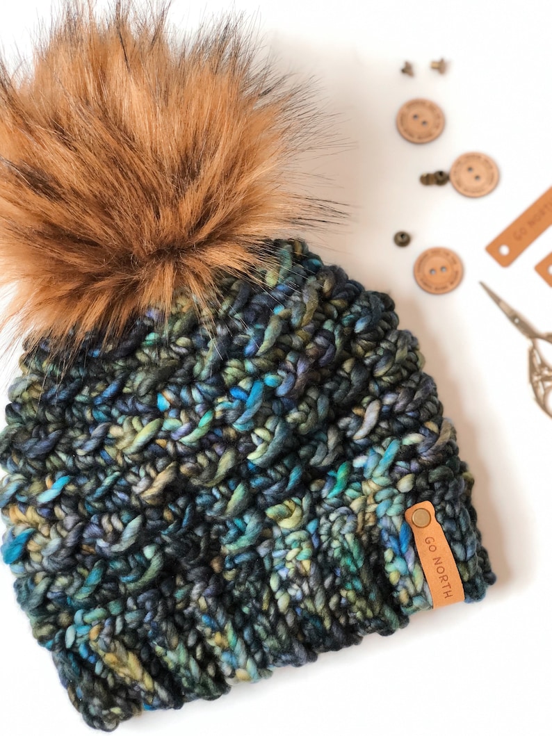 CROCHET PATTERN Riverstone Beanie Winter Hat Toddler - Etsy